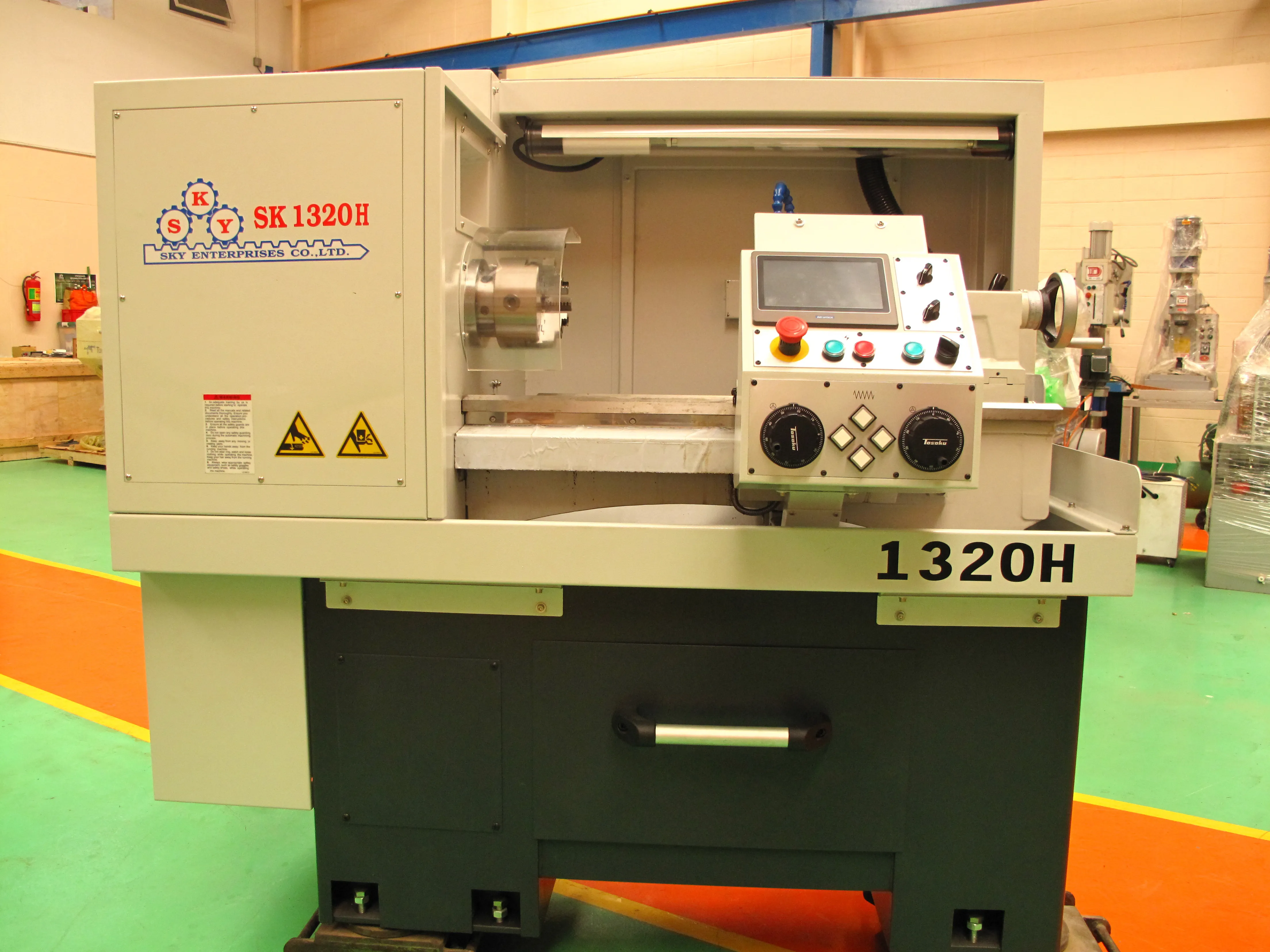 Intuitive Touch Screen Smart Lathe SKT-1320H - MachEx